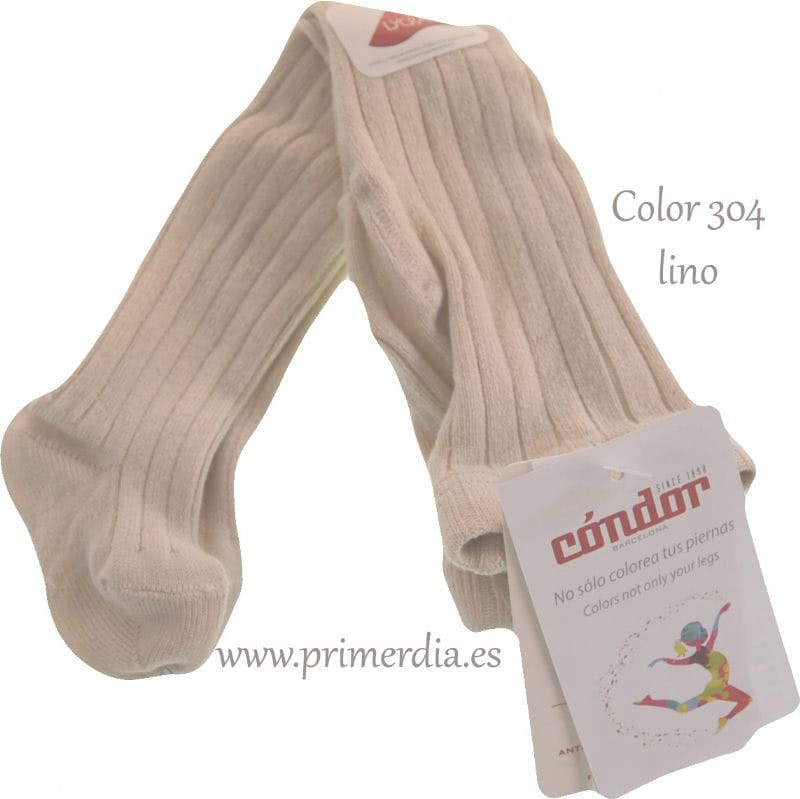 Leotardos Marca Condor. Canale. Color 304 Lino | Lacasitadeblanca.es